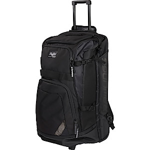 Rawlings | R1801 Wheeled Catcher's Backpack | Baseball & Softball | Royal