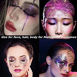 MAEPEOR Jam Purple Eyeshadow Palette 9 Colors Stunning Matte Glitter Eyeshadow Palette Longlasting Waterproof Shimmer Eye Shadow for Girls and Women (Set 3, Jam Purple)