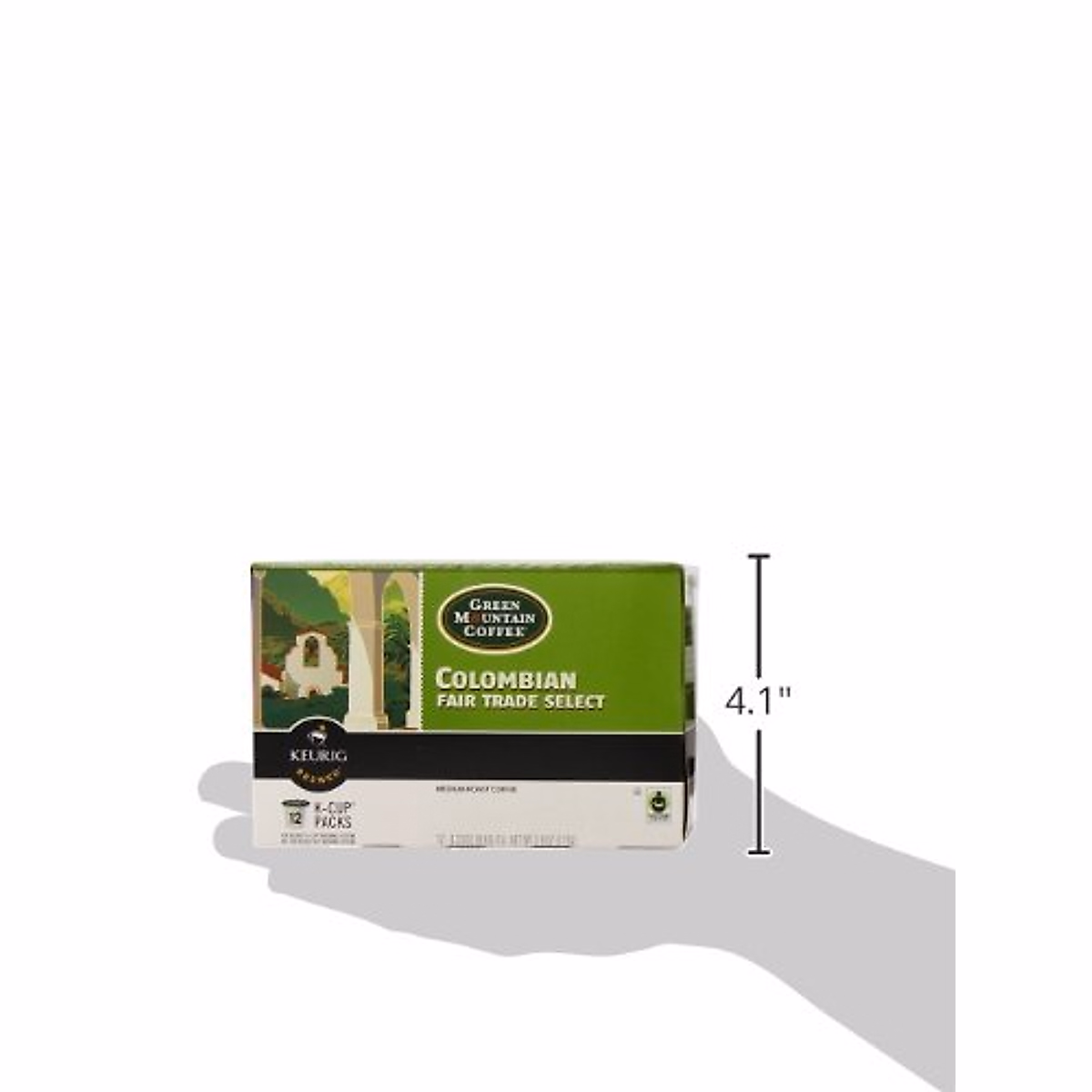 Green Mountain Coffee Roasters Colombia Select, Single-Serve Keurig K-Cup Pods, Medium Roast Coffee, 12 Count (Pack of 6) - Packaging May Vary