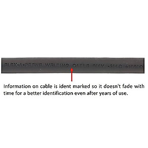 3/0 Gauge AWG - Flex-A-Prene® - Welding/Battery Cable - Black - 600 V - Made in USA (25 FEET)