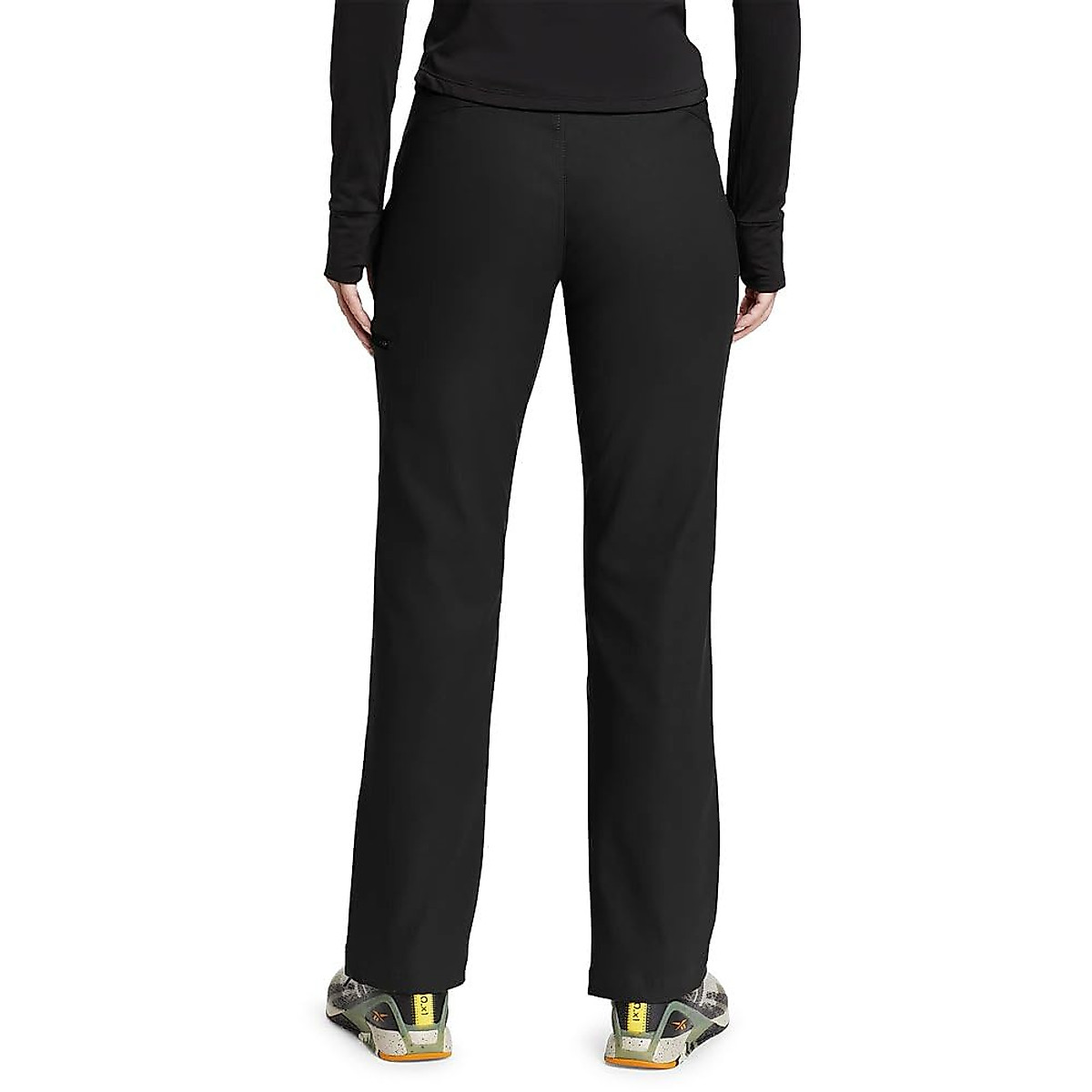 Eddie Bauer Women's Rainier Lined Pants, Black, 8, Hiking Pants