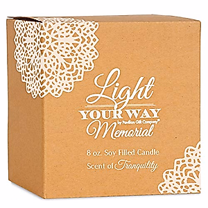 Pavilion Gift Company 19177 In Memory of Loved One Ceramic Soy Wax Candle 8 oz