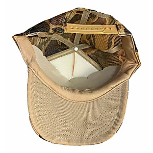 Big Rack Hunter Trucker Hat, Hunting Camo Ballcap with Breathable Mesh Back, Adjustable Strap, Funny Camouflage Snapback for Men