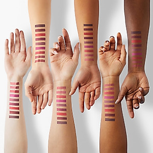 evpct DNM 9Pcs Deep Red Black Matte Liquid Lipsticks + 1Pcs Clear Lip Plumping Plumper Gloss Makeup Set Long Lasting Lipstick 24 hour Waterproof labiales matte mate larga duracion 24 horas originales