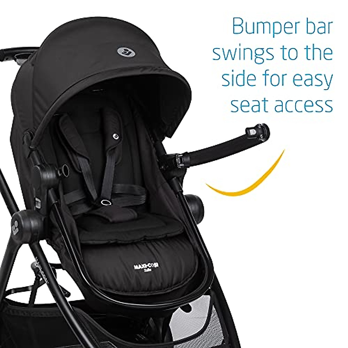 Maxi-Cosi Zelia² 5-in-1 Modular Travel System, Midnight Black