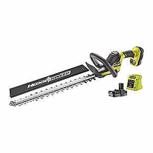 RYOBI 18V OnePlus Brushless Hedge Trimmer – Linea – 45 cm – 1 x 2.0 Ah Battery – 1 x Charger – RY18HT45A-120