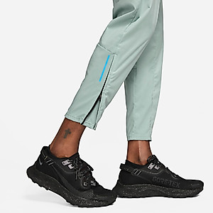 Nike mens Dri-FIT Phenom Elite Knit Trail Running Pant, Dusty Sage/Cool Grey/Laser Blue, Large