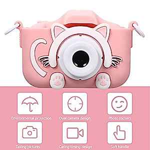 MILISTEN Digital Camera 1Pc 2000W Kids Selfie Camera, High Definition Digital Camera, Single- lens Reflex Camera for Christmas Birthday Gifts Childrens Digital Camera