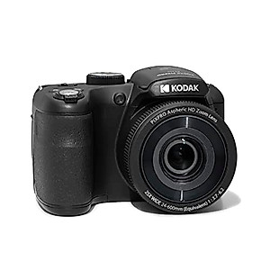 KODAK PIXPRO Astro Zoom AZ255-BK 16MP Digital Camera with 25X Optical Zoom 24mm Wide Angle 1080P Full HD Video and 3" LCD (Black)