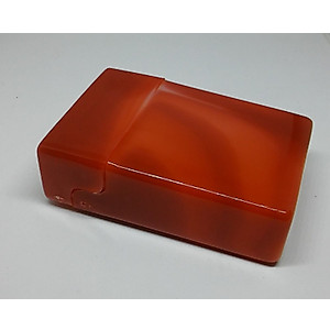 KSI Red Marble Design King Size (Reg.) Flip Top Plastic Cigarette Case