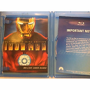 Iron Man (Two-Disc Ultimate Edition + BD Live) [Blu-ray]