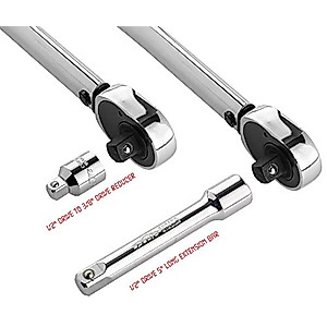EPAuto 1/2-inch Drive Click Torque Wrench, 10~150 ft./lb., 13.6 ~ 203.5 N/m