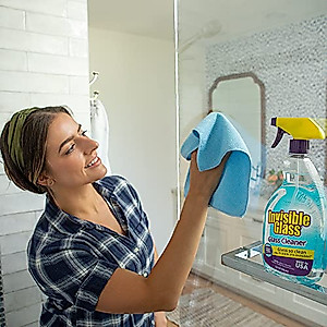 Invisible Glass 92194-2PK 32-Ounce Cleaner and Window Spray for Home and Auto for Streak-Free Shine Film-Free Glass Cleaner Safe for Tinted Windows and Windshield Film Remover, Pack of 2, clear