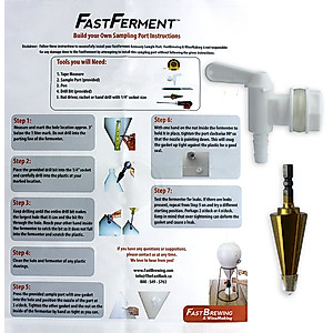 Fastferment Sampling Port Kit - Includes Spigot & Drill Bit