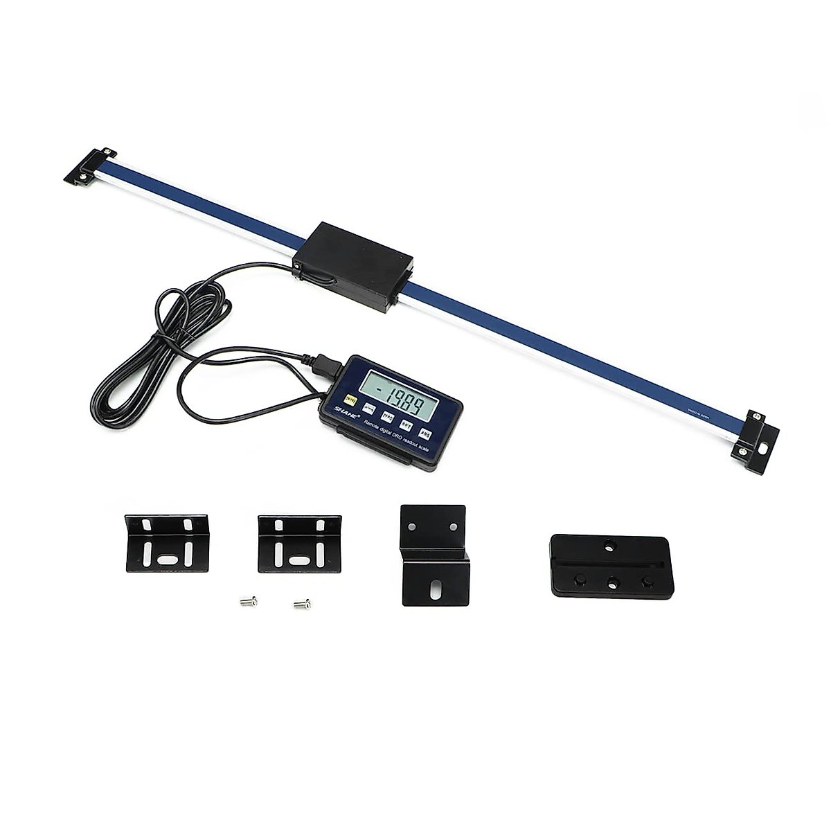 Digital Readout Linear 0-500mm/20inch，LCD Remote Digital Linear Scale DRO for Milling Machines Lathes
