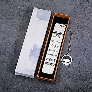 SC TV Show Gifts Bookmark David Merchandise Souvenir for TV Fans Funny Quote Items Bookmark for Book Lovers Humor Birthday Christmas Stocking Stuffers Gift for SC Fans Friends