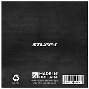 Stuff4 Funny 77th Birthday Cards for Men Woman - Chalk Blackboard - Happy Birthday Card for Uncle Mom Dad Papa Great Grandpa Pop Pops Grandma Gran Nanny Aunt, 5.7 x 5.7 Inch Humor Greeting Cards