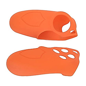 BOTEGRA Gamepad Silicone Cover Perfect Handling Feeling Professional Manufacturing Joystick Protection Cap,for Game Console Accessory,for Joystick,for Kids Gift(Orange)