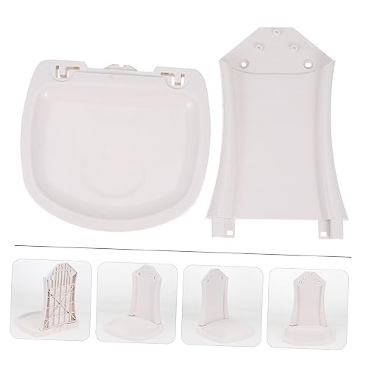 Cabilock 1pc Water Tray Foam Dispenser Tray Drip Tray for Soap Dispenser Soap Dispenser Drip Catcher Wall Soap Water Dispenser Stand Desktop Tray Container Wall-Mounted Plastic White