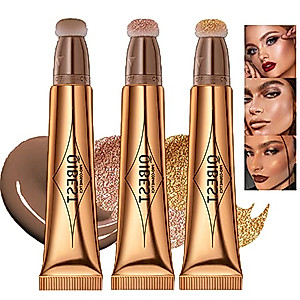 Petansy Contour Beauty Wand, Liquid Face Concealer Contouring and Highlighter with Cushion Applicator, Shading Bronzer Stick Natural Matte Finish, Lightweight Blendable Super Silky Cream Contour Stick