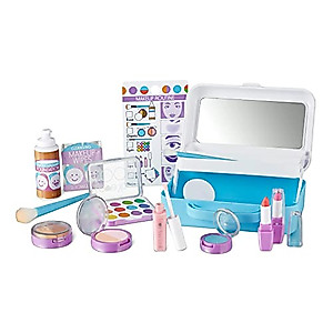 Melissa & Doug Love Your Look - Makeup Kit Play Set,16 pieces of pretend makeup