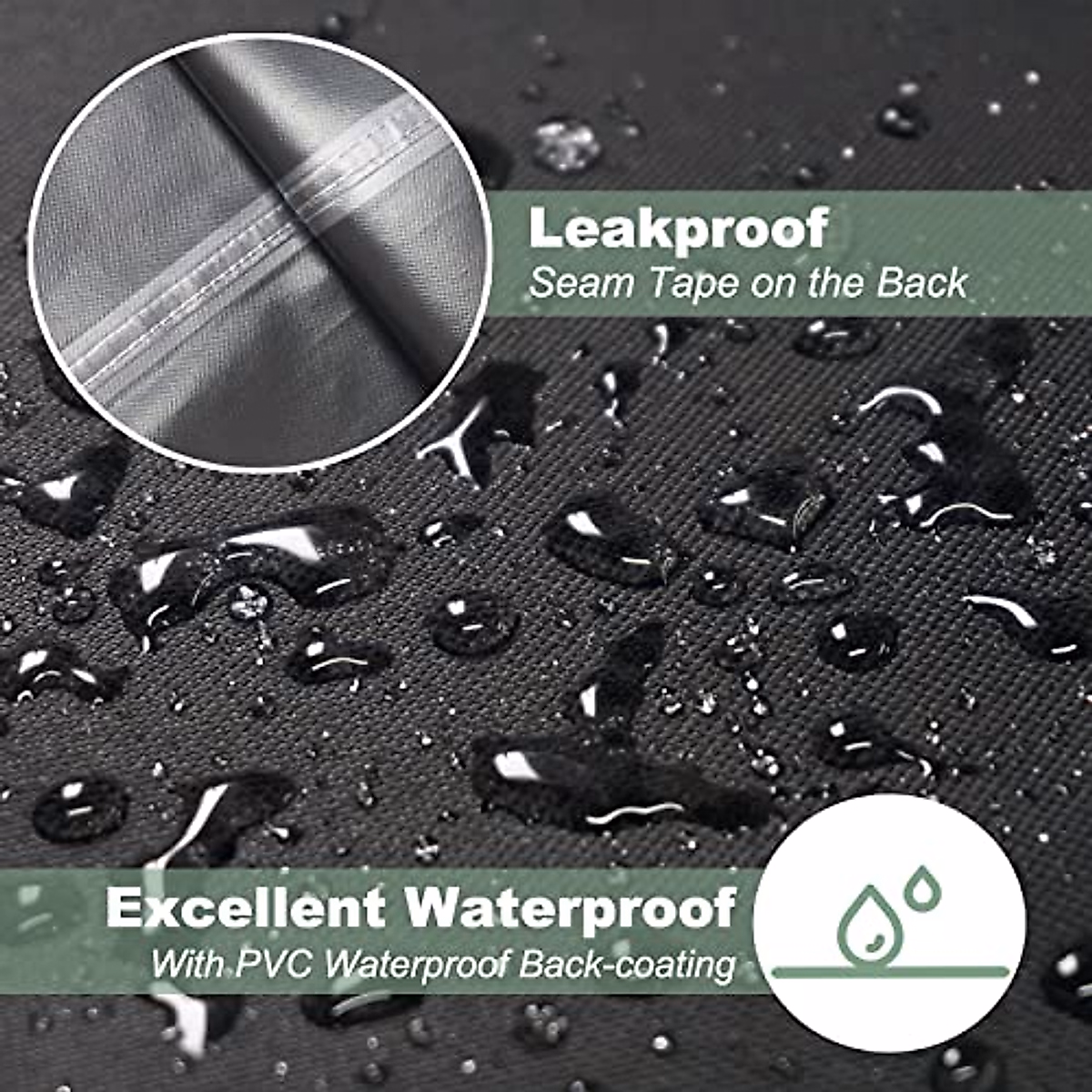Round, Waterproof spa covers for Hot Tub, 600D Heavy Duty Replacement, Outdoor Patio hot tub cover Protector Cover, with Straps -Fit 80" D x 14" H