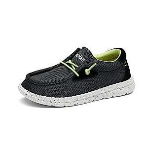Bruno Marc Boys Slip-On Casual Comfortable Lightweight Loafer Shoes, Black - 13 Little Kid (SBLS2213K)