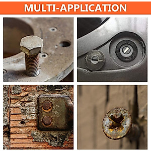 XEWEA 13Pcs Screw Extractor Set Hex Head Multi-Spline Easy Out Bolt Extractor Kit, Chrome Molybdenum Alloy Steel Rounded Bolt Remover Tool for Broken Rusted Bolts Screws