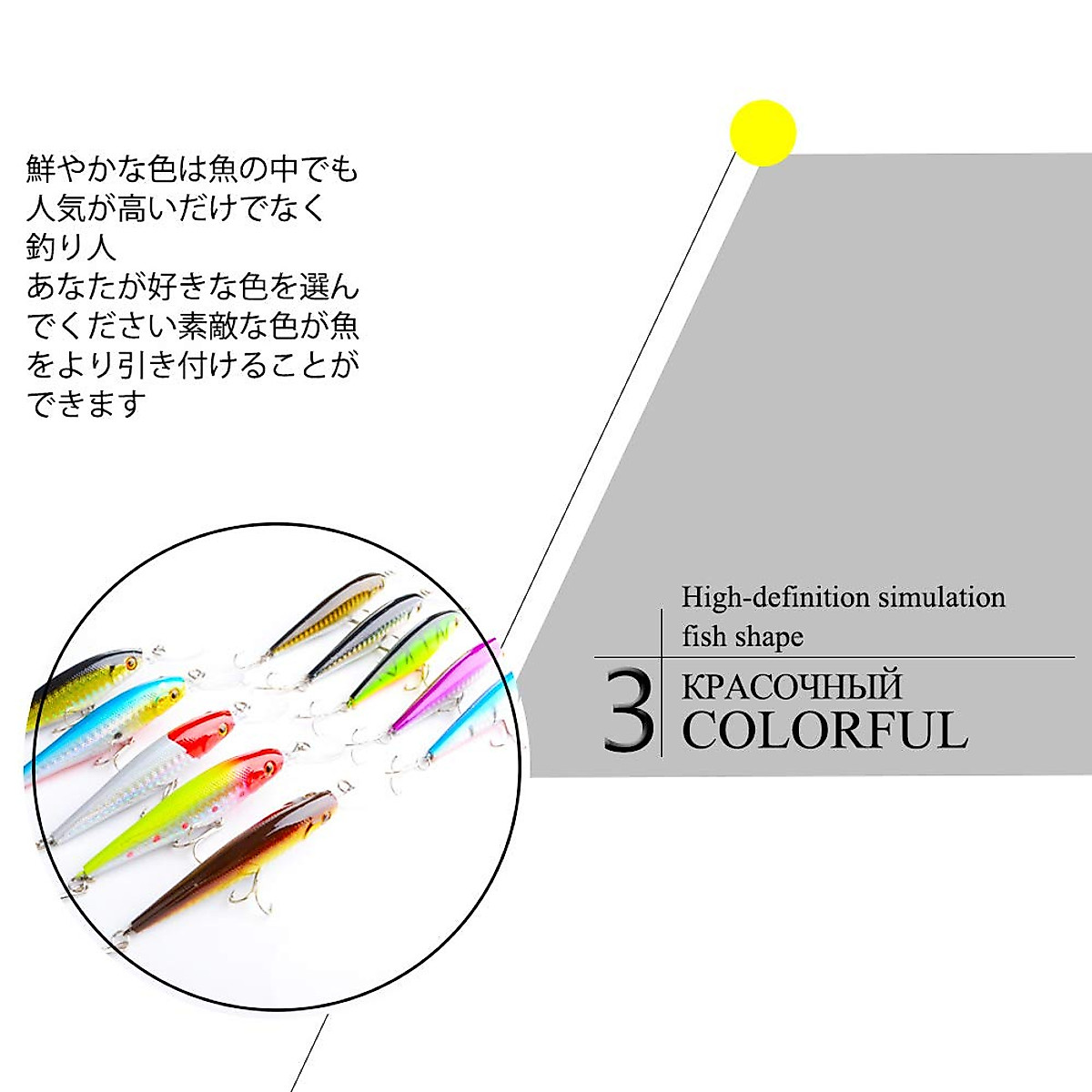 LOVEPET 11cm/10g Simulation Bait,Long Tongue Fake Bait, Lures Minor Bionic Bait,Fishing Tackle, Fish Hook, 10 Pcs