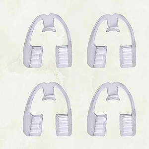 BESPORTBLE 4PCS EVA Food Grade Mouth Guard Dental Night Protector Tooth Grinding Guard for Sleep Men Women