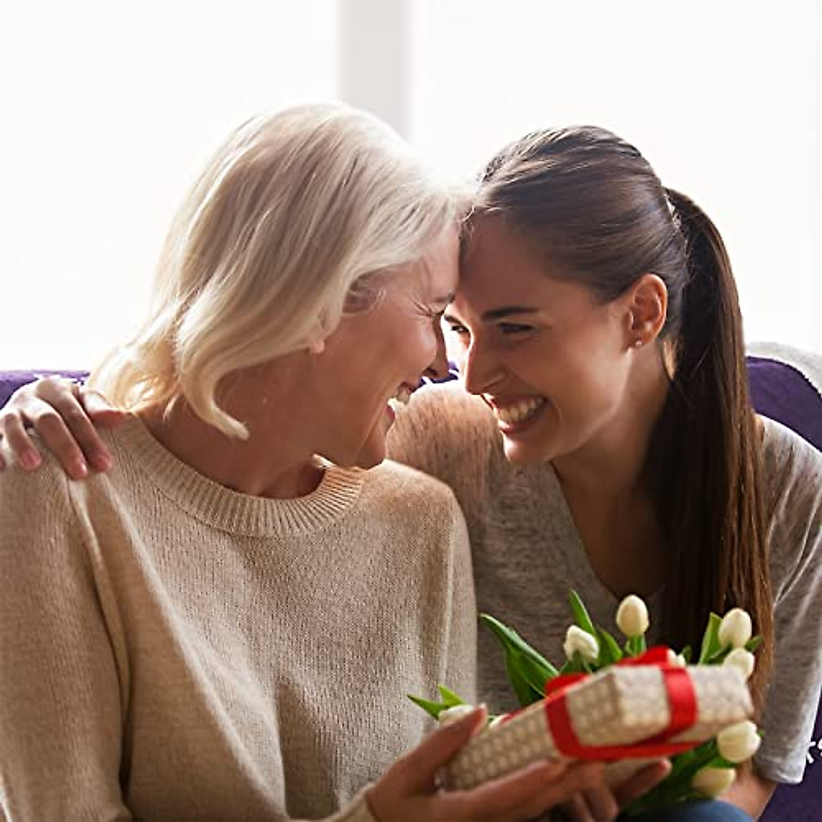 BESTSWEETIE Gifts for Mom Blanket - Best Mom Ever - Mom Birthday Gifts from Daughter Son Mom Gifts for Women After Birth Fuzzy Throw Blankets for Mom Wife Friend 50"x 60" Purple