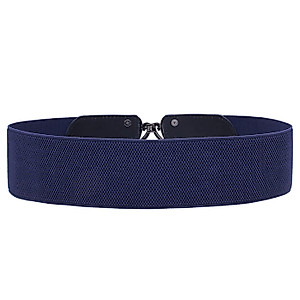 Syuer Womens Vintage Wide Elastic Stretch Waist Belt Retro Cinch Belt