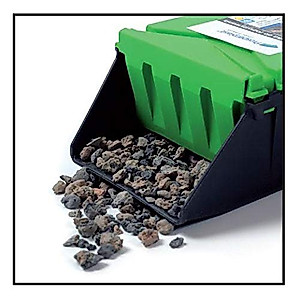Scoop Spreader for Grass Seeds/Fertilizer/Sand/Salt, Multi-Use Hand Spot Spreader Effortlessly Spread Salt or Sand on Driveways, Walkways and Parking Spots in The Winter - up to 70 oz.