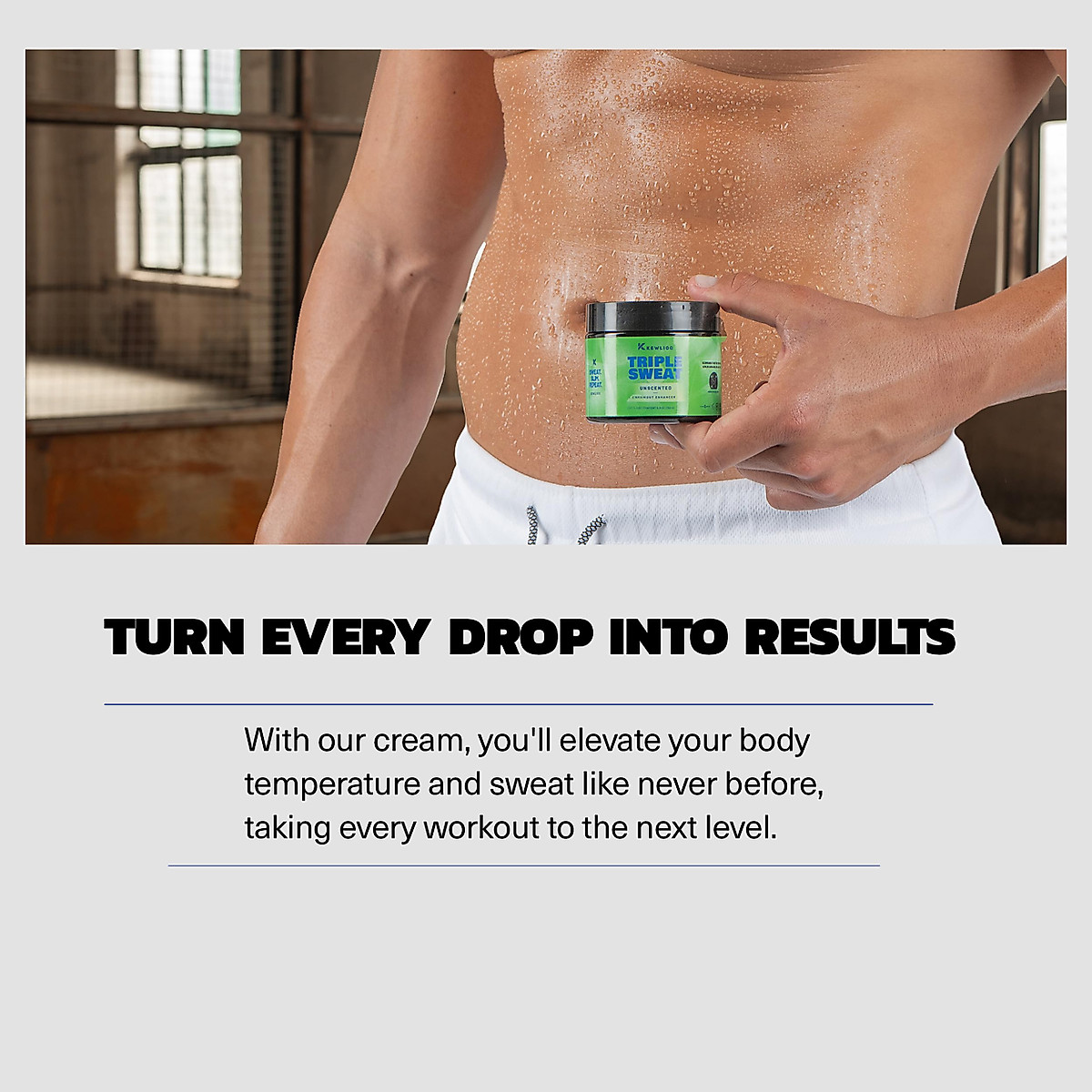 Kewlioo Triple Sweat Workout Enhancing Cream - Unscented
