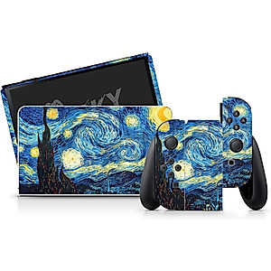 SadSkins Full Wrap Skin for Switch OLED Anime Switch OLED Protector Skin Cover Matte Vinyl Decal Stickers（Only Switch OLED）
