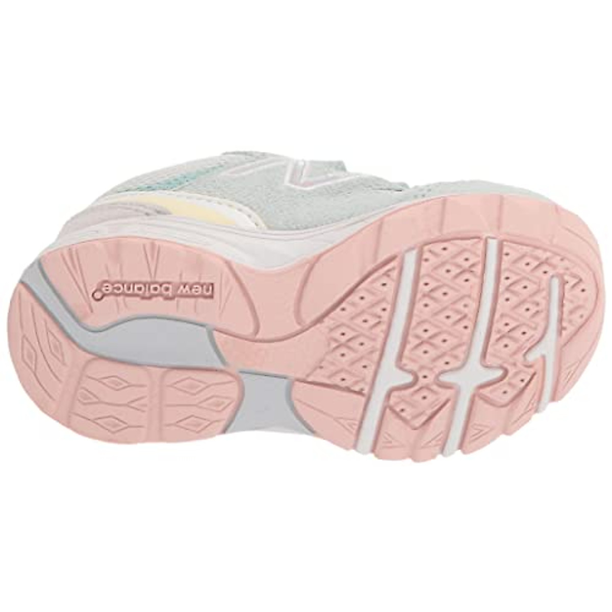 New Balance Kid's 888 V2 Hook and Loop Sneaker, Light Surf/Summer Fog/White, 7 Little Kid