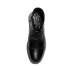 Bruno Marc Men's Motorcycle Boots Oxford Dress Boot,Size 12,Black-11,Philly_11