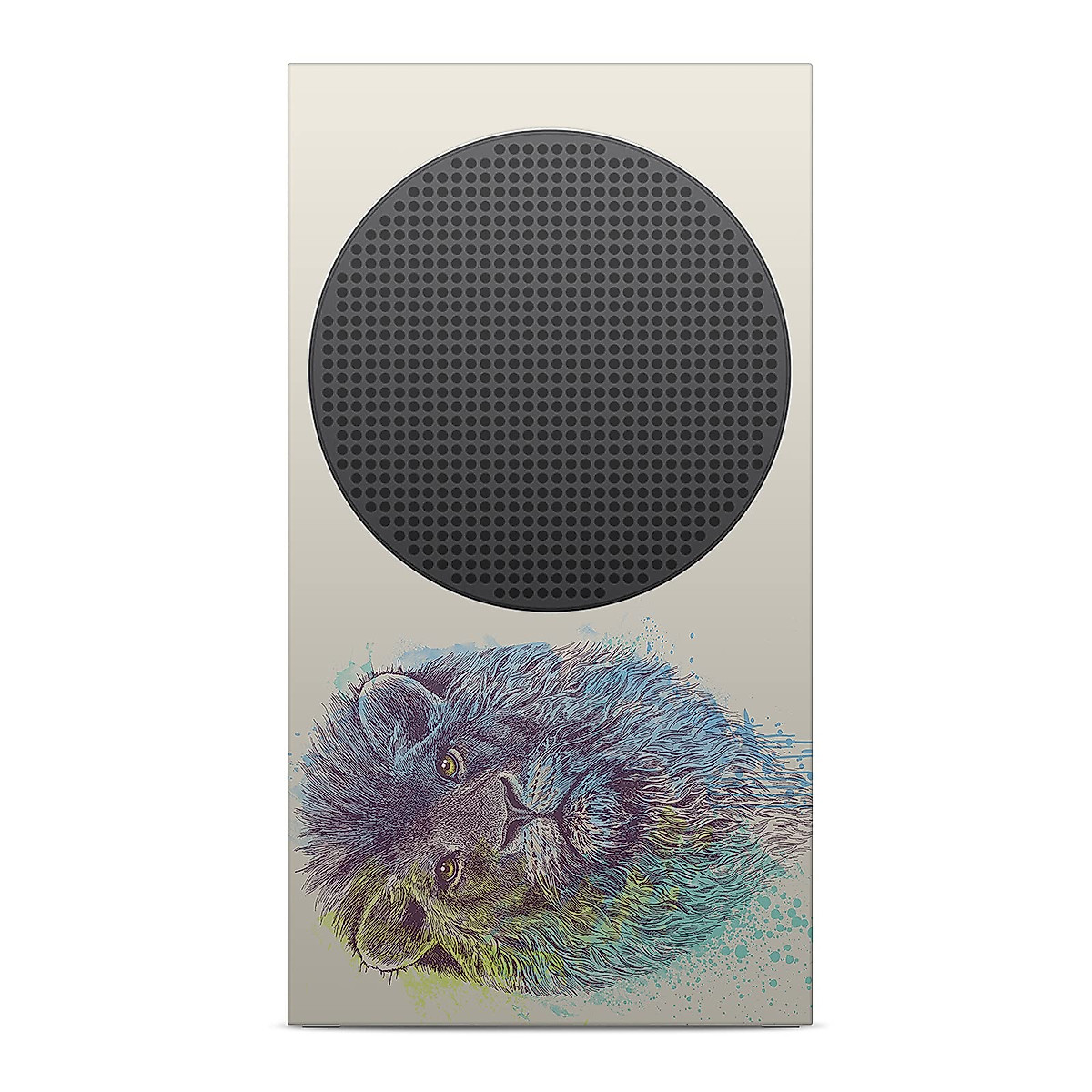 Head Case Designs Officially Licensed Rachel Caldwell Lion Art Mix Vinyl Sticker Gaming Skin Decal Cover Compatible With Xbox Series S Console and Controller Bundle