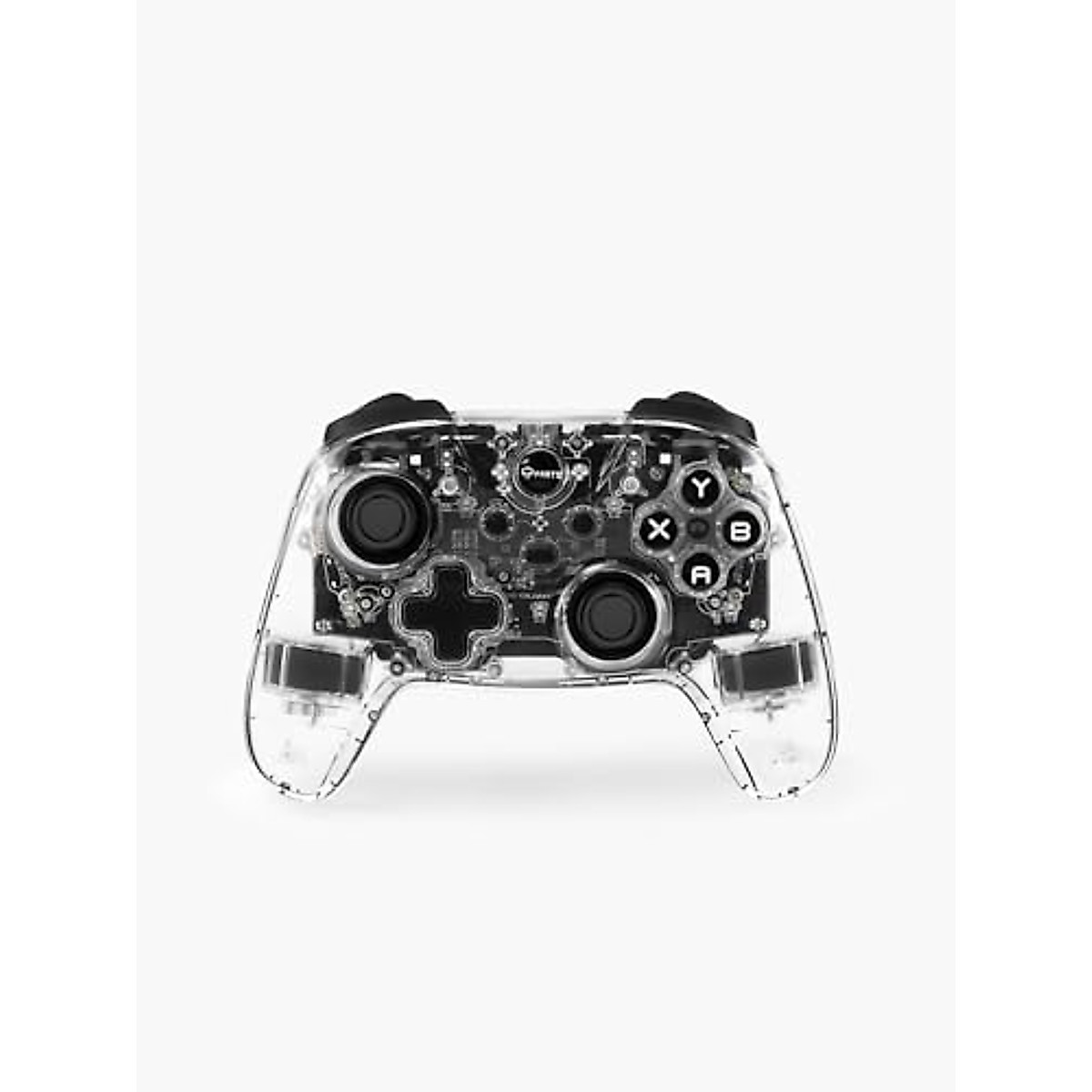 TPARTS Wireless Game Controller for Tesla Model 3/Y/S/X, Multi-Device Crystal Clear Controller with 7-Colors LED Mode Special Programmed and Design For Tesla/Switch/STEAM Deck/PC(1 pc)