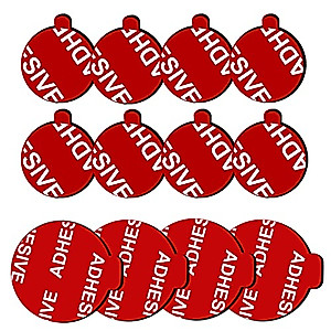 PKYAA 8 Pack Sticky Adhesive Compatible with Socket Mount Base, Double-Sided Replacement Tape for Car Magnetic Phone Holder, 4 Pack Sticker Pads for Collapsible Grip & Stand Base