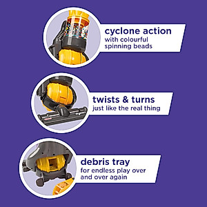 Casdon Dyson Ball / Miniature Dyson Ball Replica For Children Aged 3+ / With Twist and Turn Action For Realistic Role-Play Fun