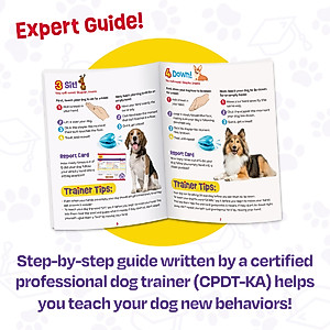 Brightkins Pooch School Training Set - 15 Piece Set Training Games for Dogs, Games and Toys for Dogs