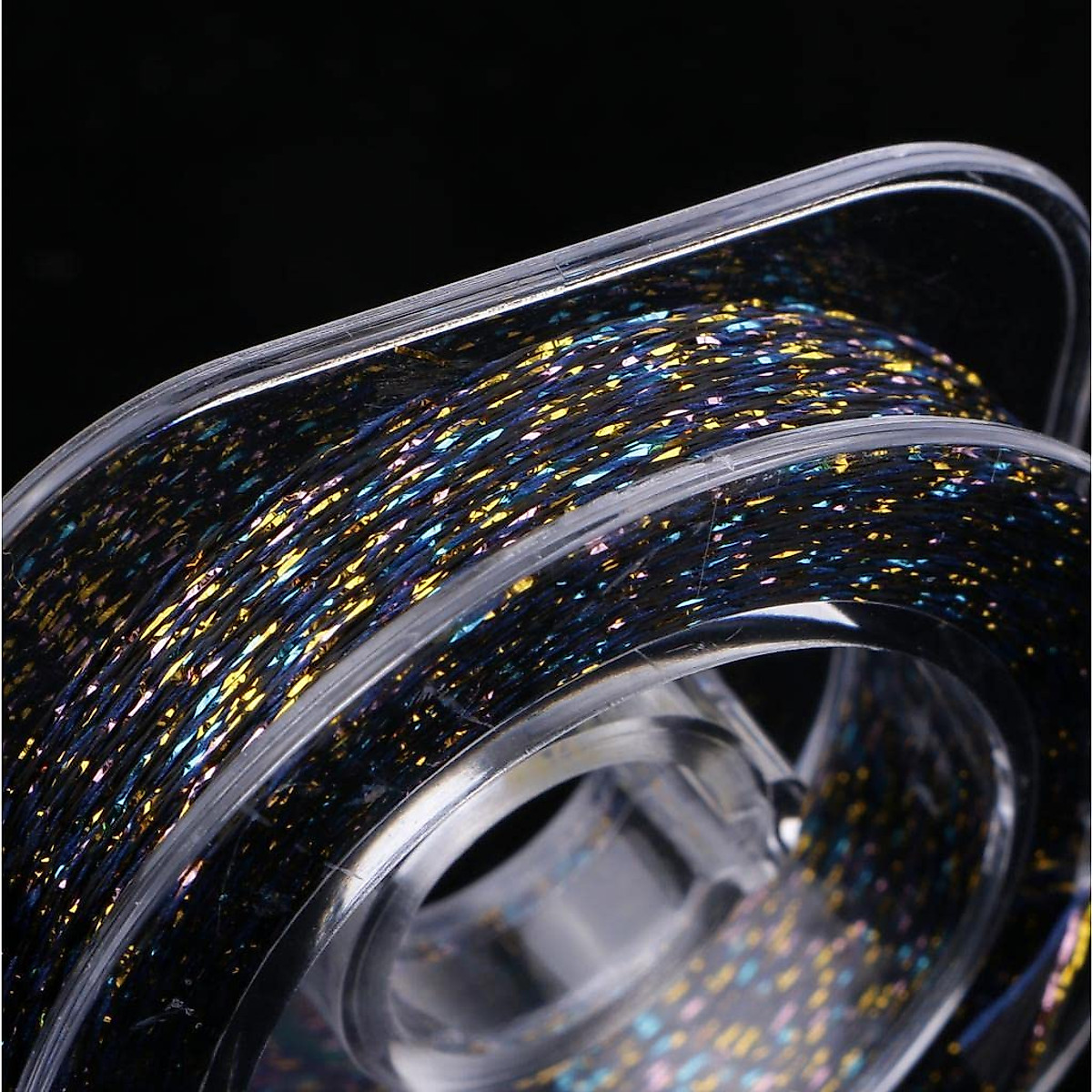 AMLESO Fishing Rod Guides Wrapping Line, Rod Building Thread for Rod Repairing, 3 Colors Available, Black