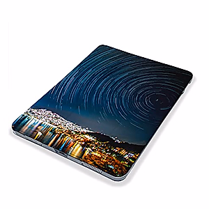 Cute Spiral Stars Night Space Kawaii case Compatible with iPad Mini Air Pro 7.9 8.3 9.7 10.2 10.9 11 12.9 inch Pattern Cover New 2022 2021 Trifold Stand 3 4 5 6 7 8 9 Generation 162 (10.9" Air 4)