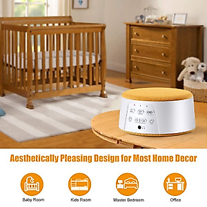 UNEGROUP White Noise Machine, 29 HiFi Soothing Nature Sounds, Timer, Volume Control, Sleep Sound Therapy for Baby & Adults