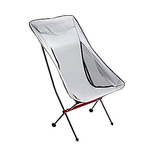 BESPORTBLE 1pc Aluminum Alloy Moon Chair Barstool Chairs Portable Folding Chairs Foldable Chairs Outdoor Camping Chair Foldable Portable Beach Chair Back Support Camping Chair Beach Stool