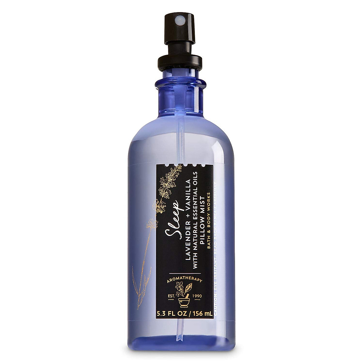Bath and Body Works Aromatherapy Pillow Mist Lavender Vanilla (Retired Fragrance) 5.3 Fl Oz