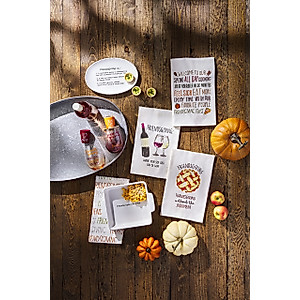 Mud Pie Friendsgiving Baker Set,White