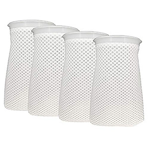 7 inch Honeycomb Filter Socks,7 inch Filter Sock for Saltwater Aquarium,7 inch Ring by 14 inch Long, (4-Pack)