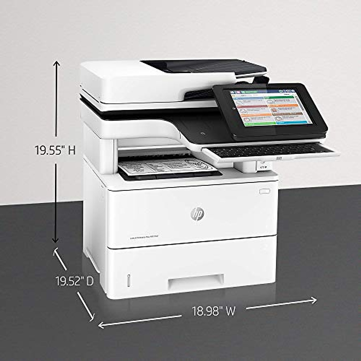 HP LaserJet Enterprise Flow MFP M527z Wireless Multifunction, Copy/Fax/Print/Scan F2A78A BGJ (Renewed)